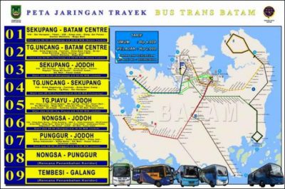 Akhirnya Ada Rute Bus Trans Batam Pelabuhan Punggur ke Jodoh