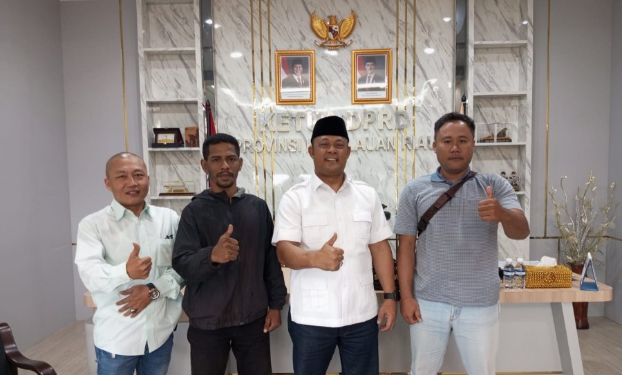 Ketua DPRD Kepri Iman Sutiawan Sambut Hangat HMNI Kepri dan