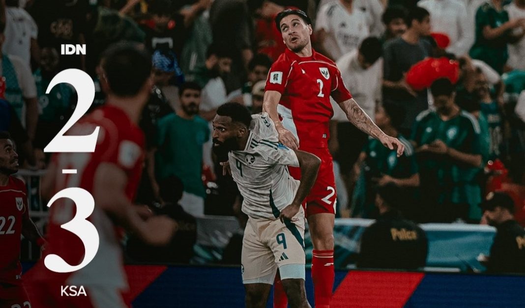 Skenario Lolos Timnas Indonesia Piala Dunia, Kalah 2-3 dari